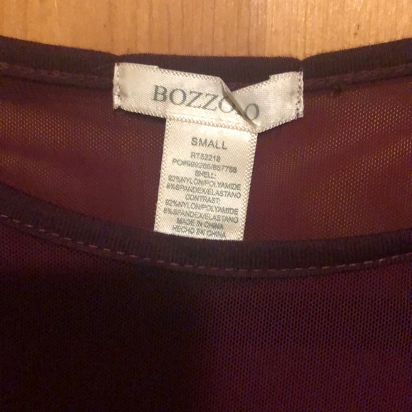 Bozzolo | Other | Mesh Bodysuit With Lace Midriff | Poshmark